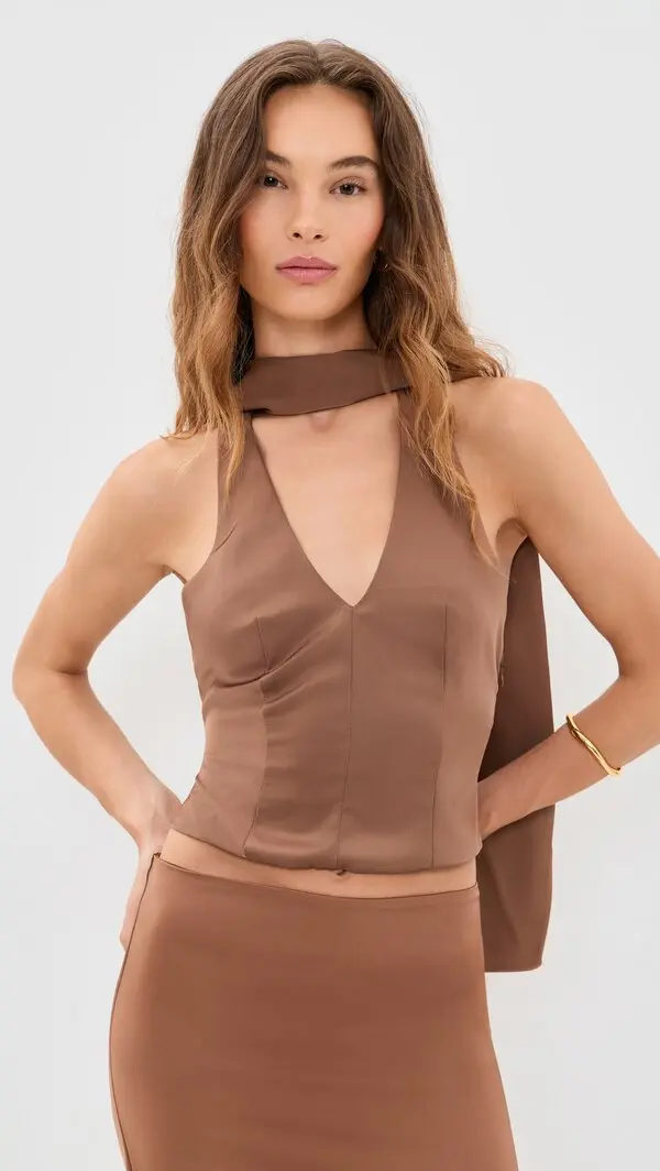 Lioness Front Row Halter Top