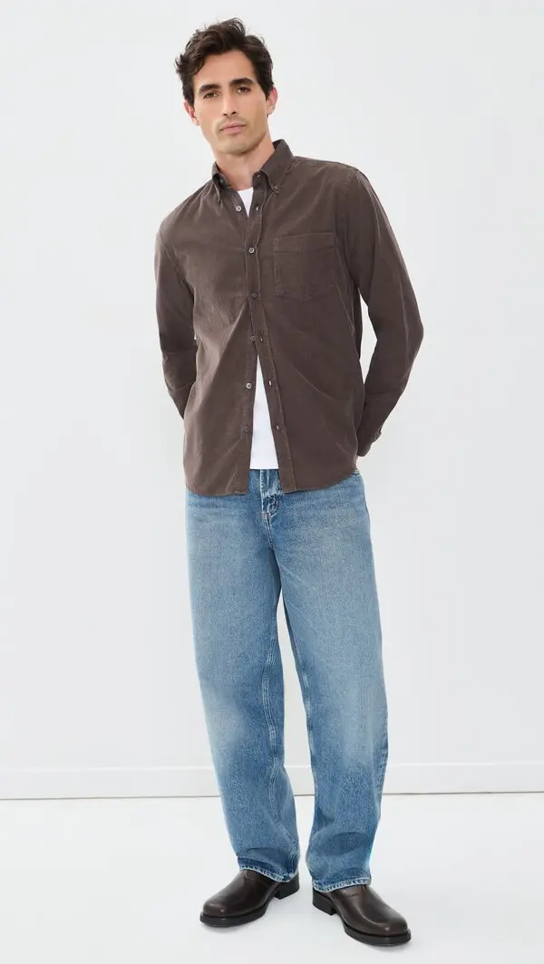 Closed Corduroy Button Down Shirt