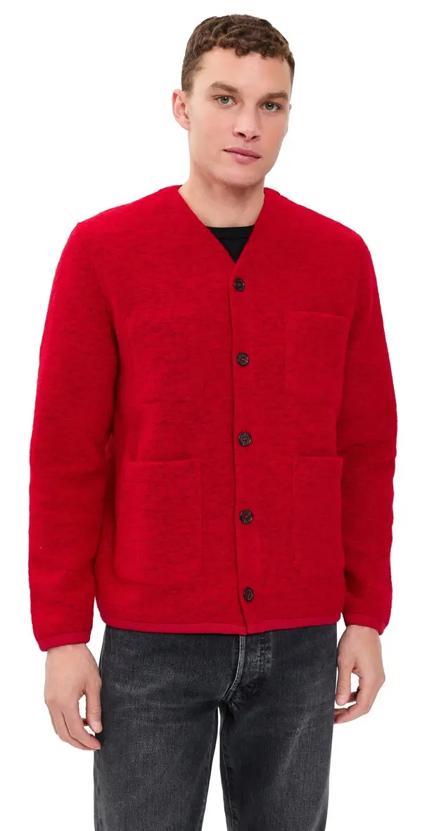 Universal Works Wool Fleece Cardigan