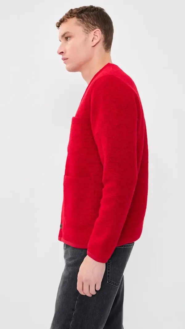 Universal Works Wool Fleece Cardigan