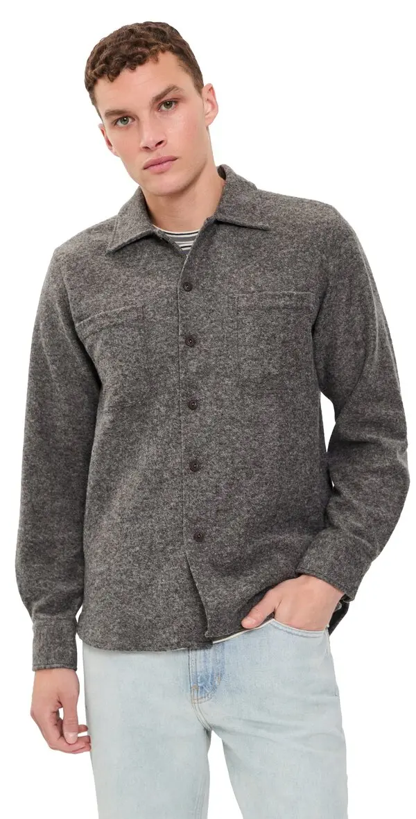 Universal Works Dam Marl Knit Overshirt