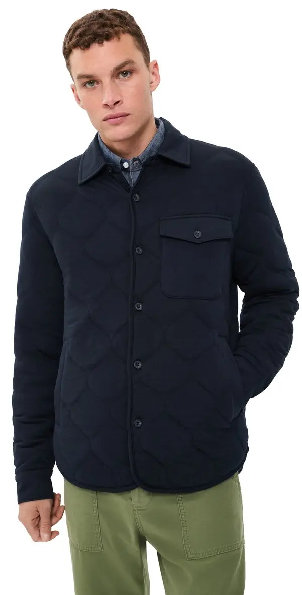 Vince Quilted Shirt Jacket