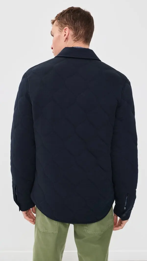 Vince Quilted Shirt Jacket