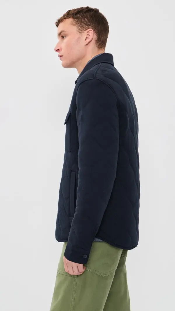 Vince Quilted Shirt Jacket