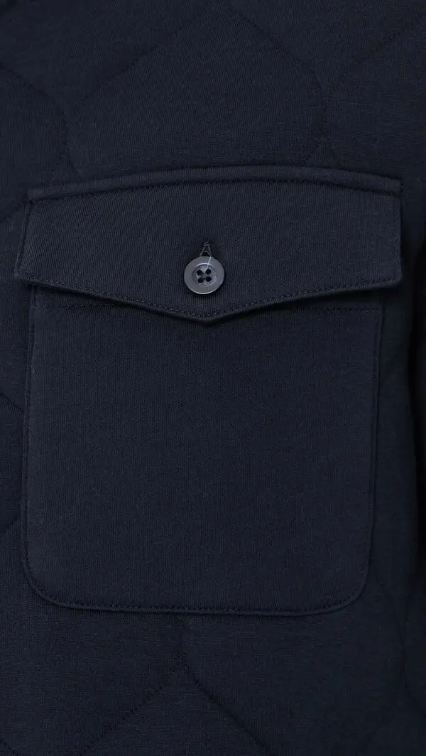 Vince Quilted Shirt Jacket