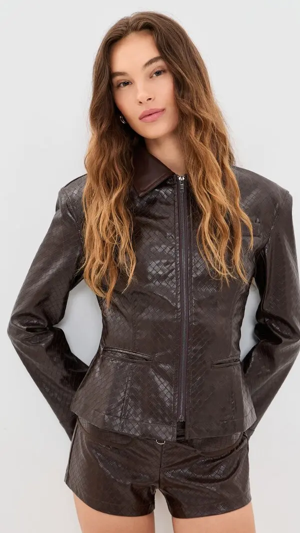 Lioness Soho Faux Leather Jacket
