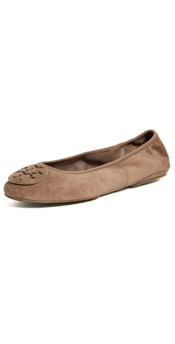 Tory Burch Reva Travel Ballet Flats - River Rock