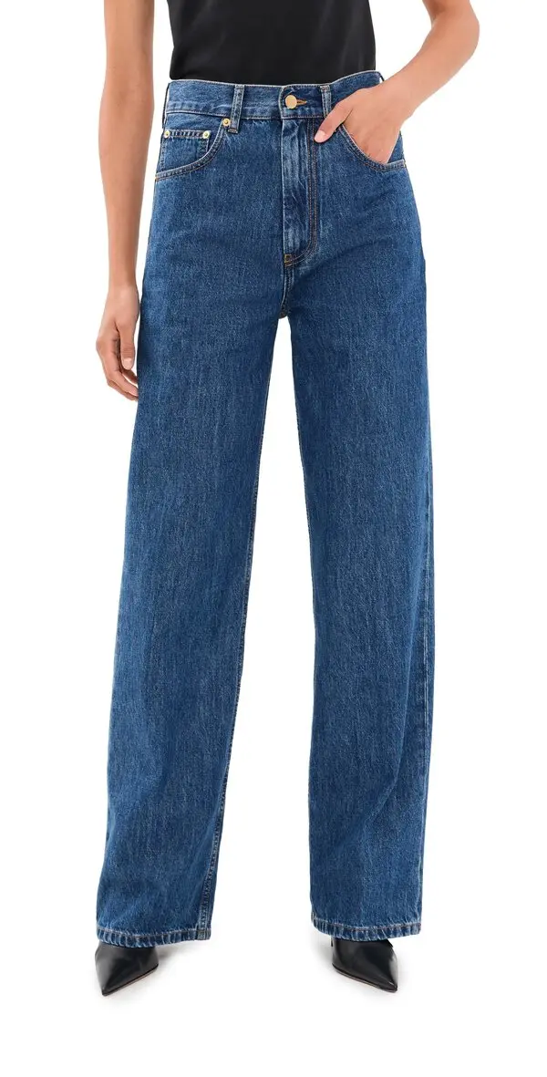 DARKPARK Cora Wide Leg Relaxed Jeans