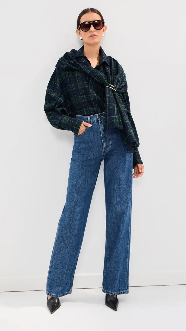 DARKPARK Cora Wide Leg Relaxed Jeans
