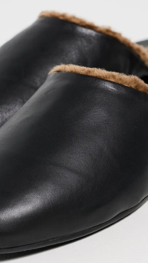 Beek Bird Shearling Mules