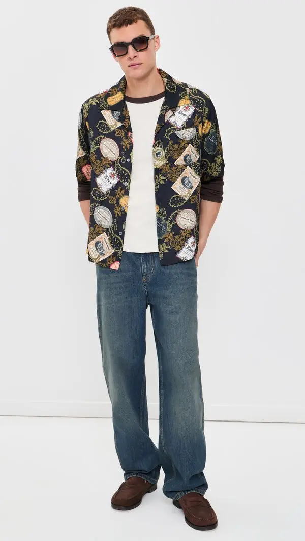 Rhude Vin Bandana Button-up Shirt