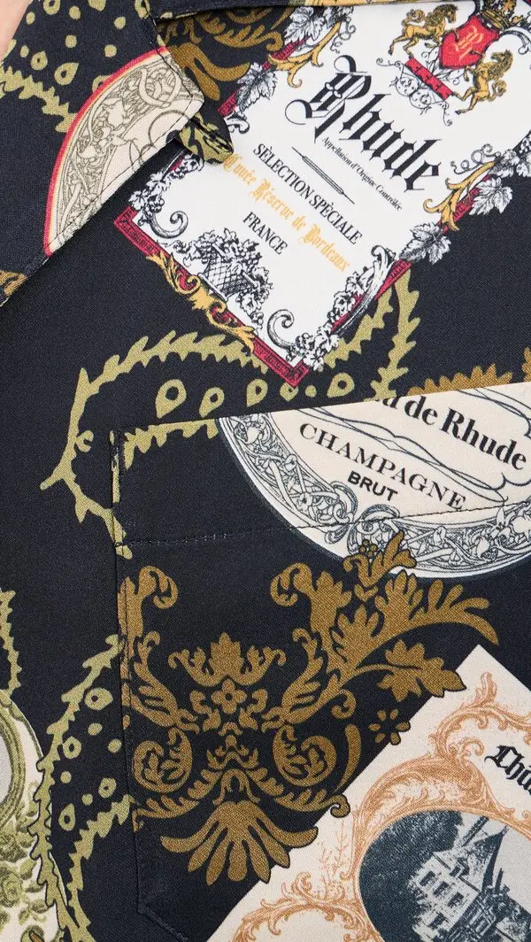 Rhude Vin Bandana Button-up Shirt