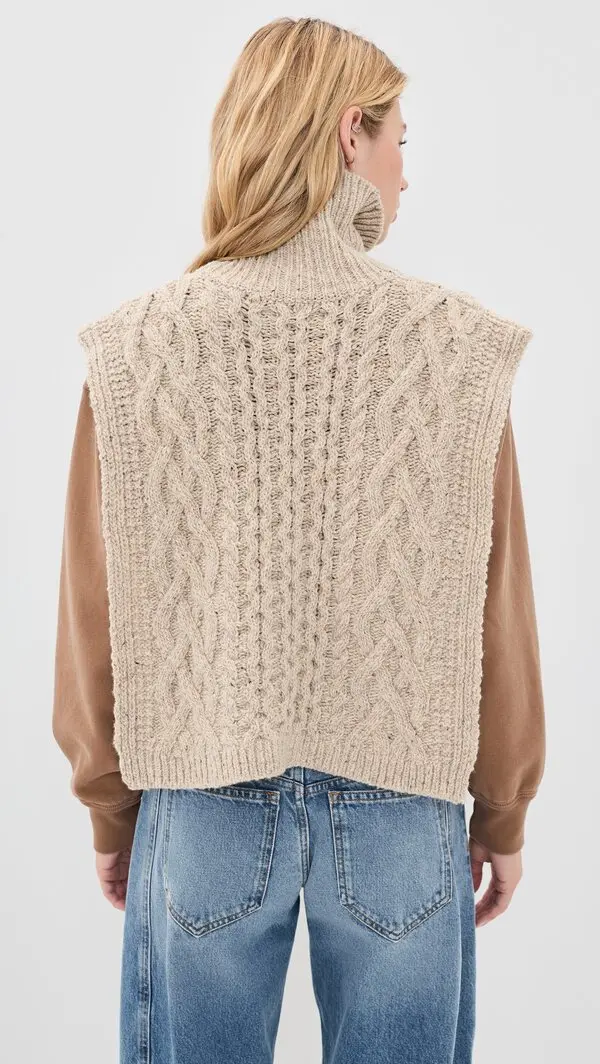 Isabel Marant Étoile Kara Cable Knit Scarf