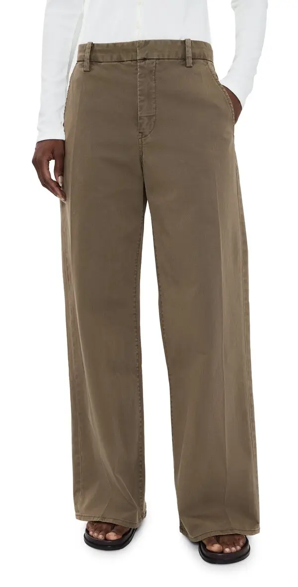 Good American Low Slung Baggy Trousers