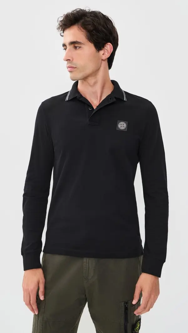 Stone Island Long Sleeve Polo