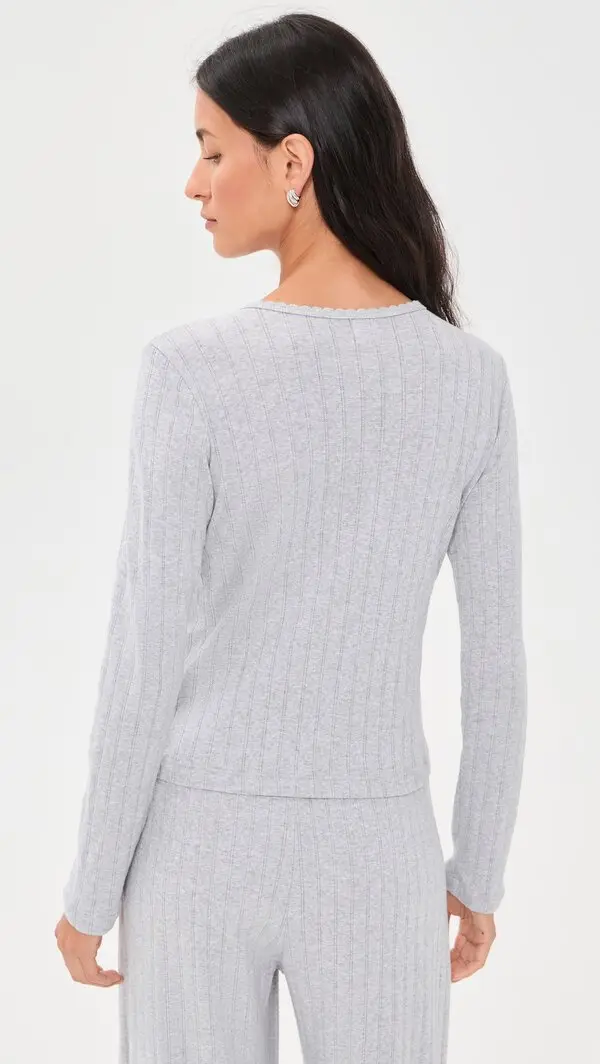 LESET Pointelle Classic Cardigan Ii