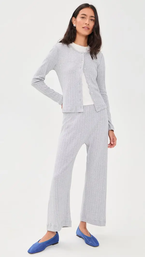 LESET Pointelle Classic Cardigan Ii