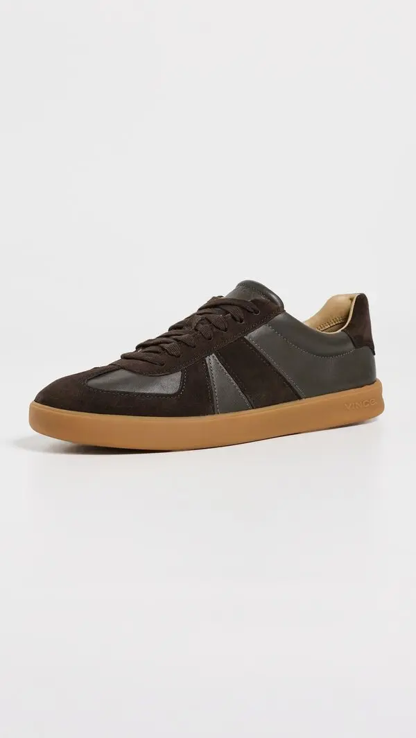Vince Orenda Suede And Leather Sneakers