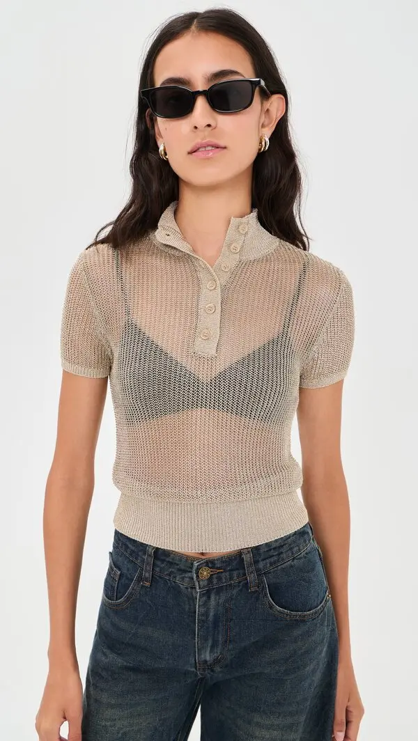 Lioness Matcha Knit Tee
