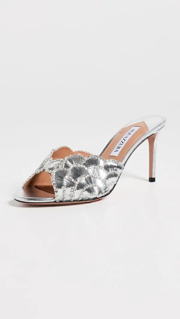 AQUAZZURA Ce Soir Mules 75mm