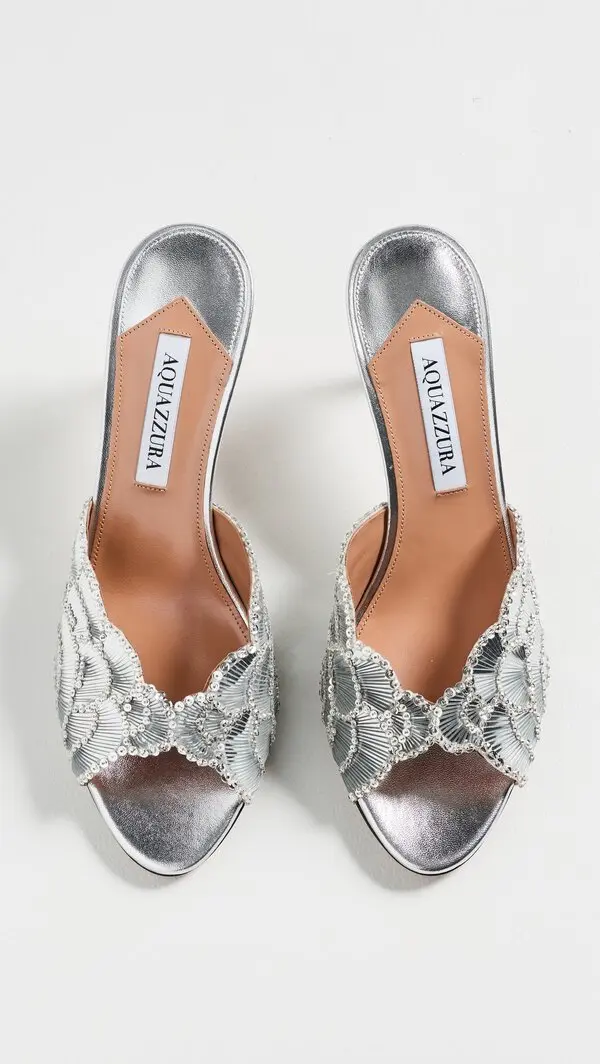 AQUAZZURA Ce Soir Mules 75mm