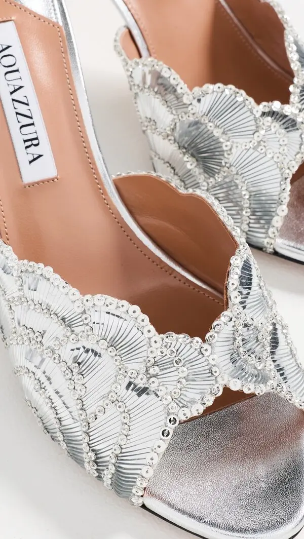 AQUAZZURA Ce Soir Mules 75mm