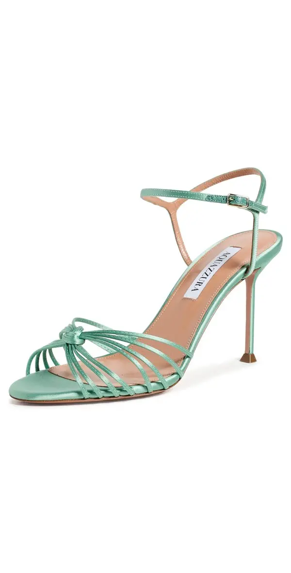 AQUAZZURA Serenity Sandals 85mm - Salvia