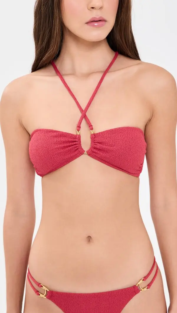 VIX PAULA HERMANNY Callie Bandeau Bikini Top