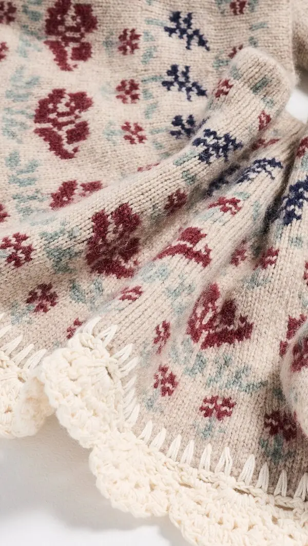 Sea Preston Fair Isle Knit Collar