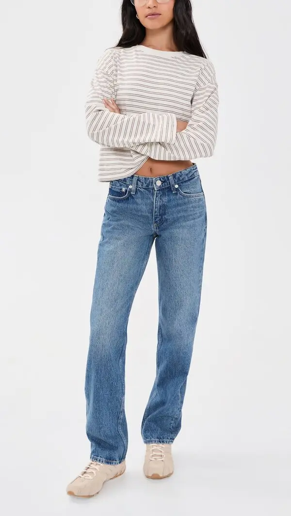 Rag & Bone Harlow Slim Straight Jeans