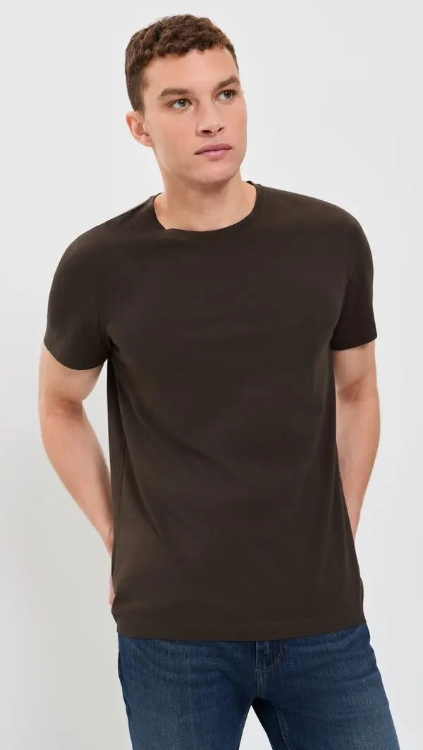 Paige Sorden Crew Neck Tee - Dark Agar