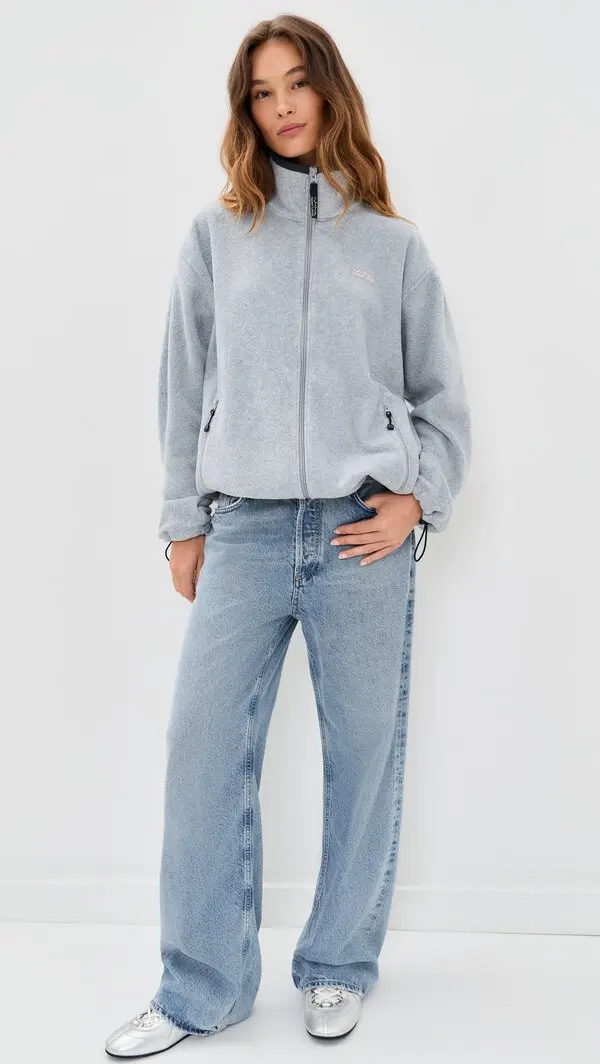 Sandy Liang Fleece Zip-up Jacket