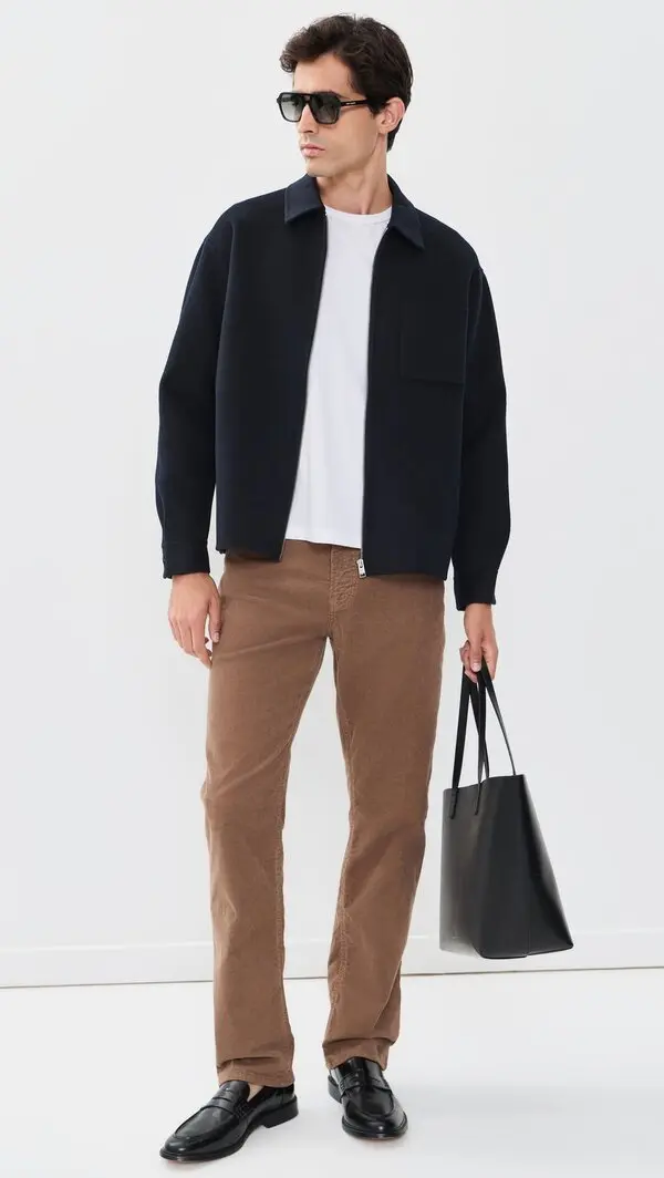 FRAME Double Face Wool Zip Shirt Jacket