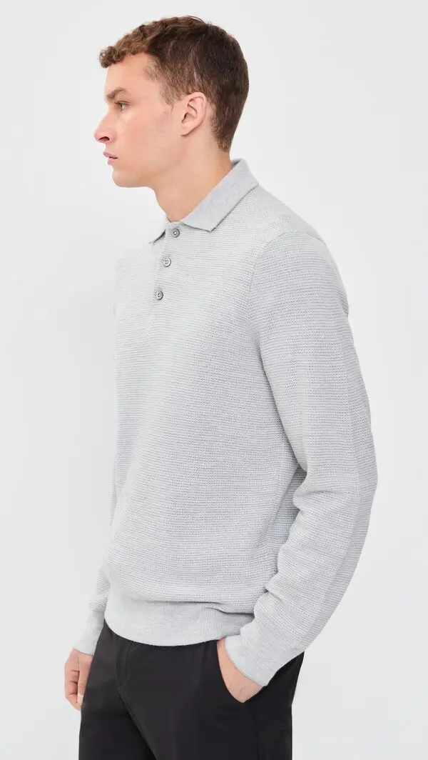 Rlx Ralph Lauren Merino Coolmax Striped Polo Sweater