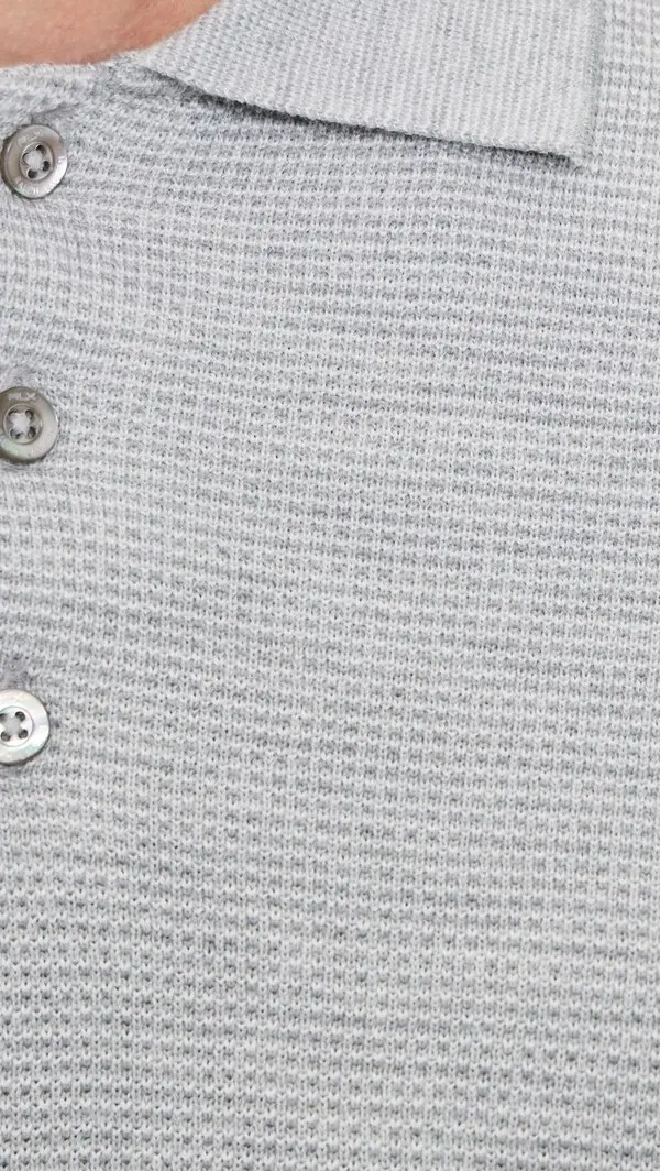 Rlx Ralph Lauren Merino Coolmax Striped Polo Sweater