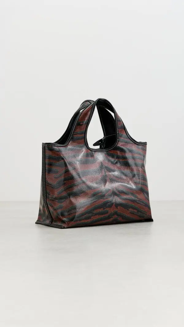 3.1 Phillip Lim Tiger Print Canvas Mini Market Tote