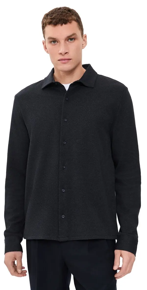 Vince Herringbone Button Down