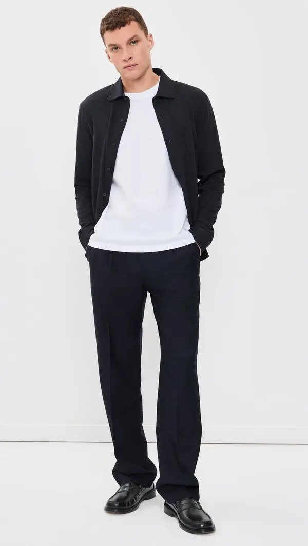 Vince Herringbone Button Down