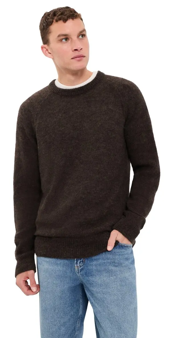 Universal Works Lyon Alpaca Knit Crew Sweater