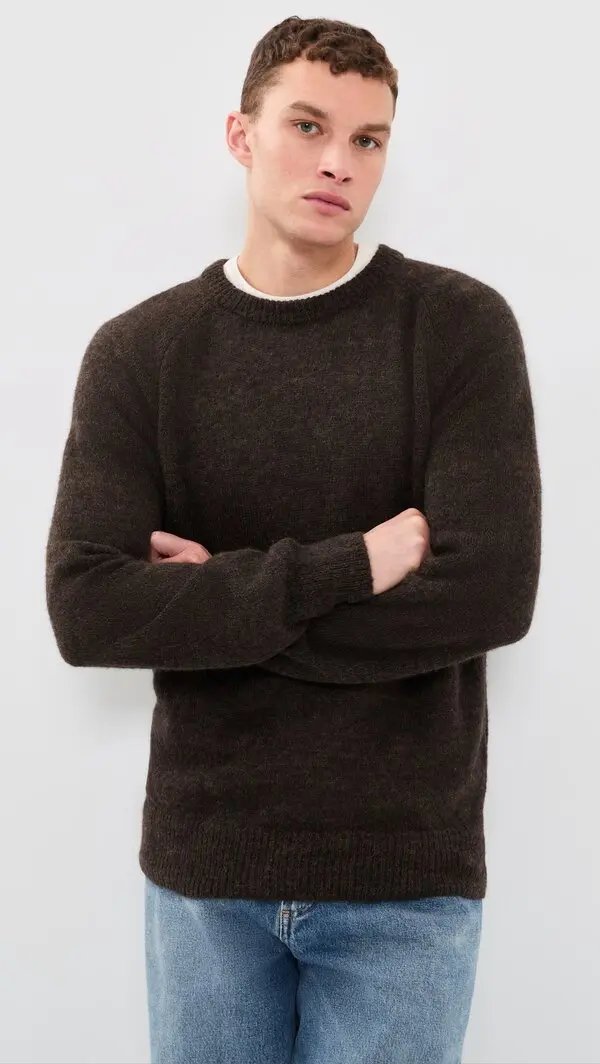 Universal Works Lyon Alpaca Knit Crew Sweater