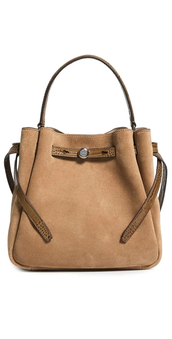 Tory Burch Romy Suede Bucket Bag