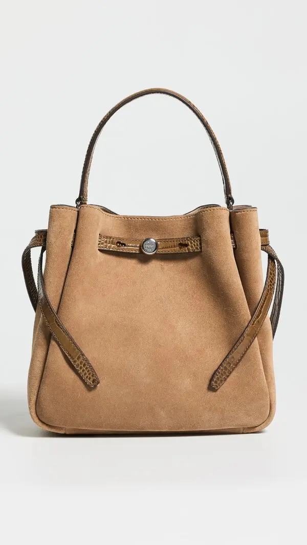 Tory Burch Romy Suede Bucket Bag
