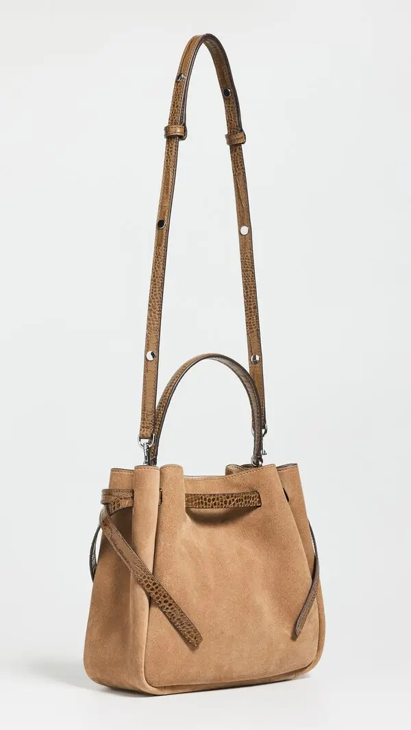 Tory Burch Romy Suede Bucket Bag