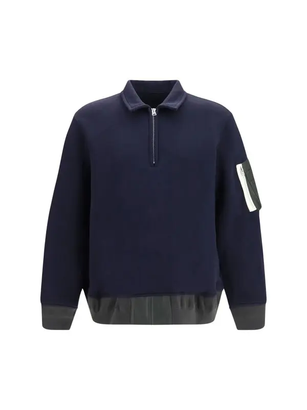 Sacai Half-zip Polo Shirt