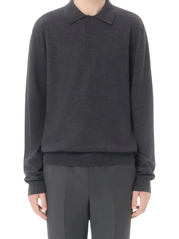 Valentino Garavani Wool Polo With Vlogo Embroidery