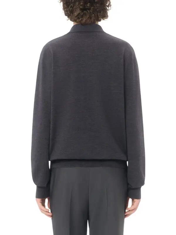 Valentino Garavani Wool Polo With Vlogo Embroidery
