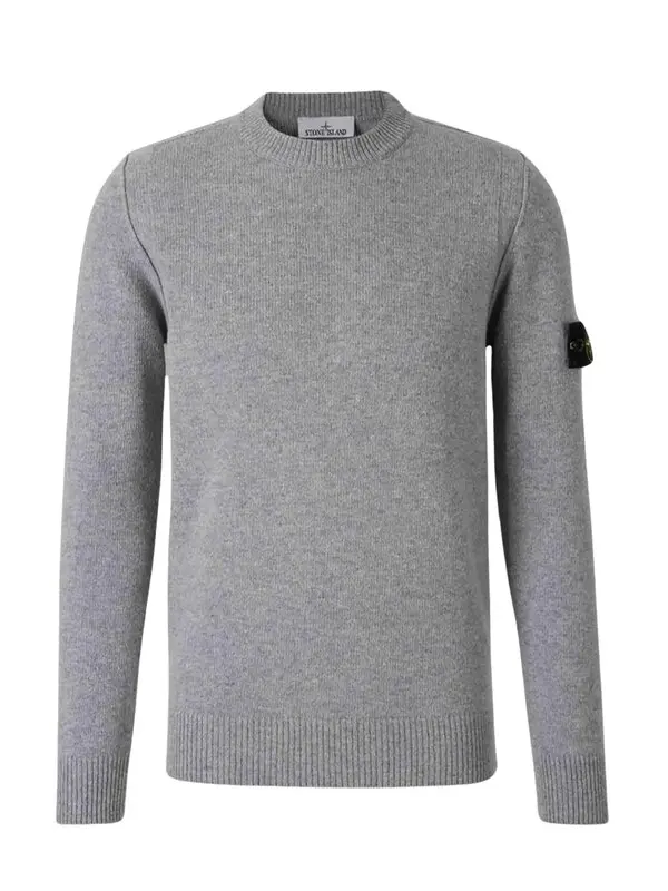 Stone Island Wool Sweater - Grey