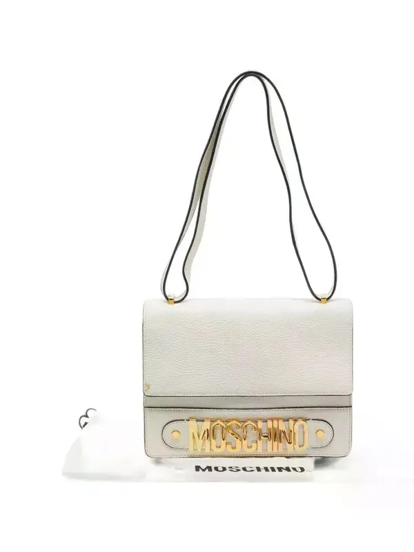 Moschino Plaque Shoulder Bag