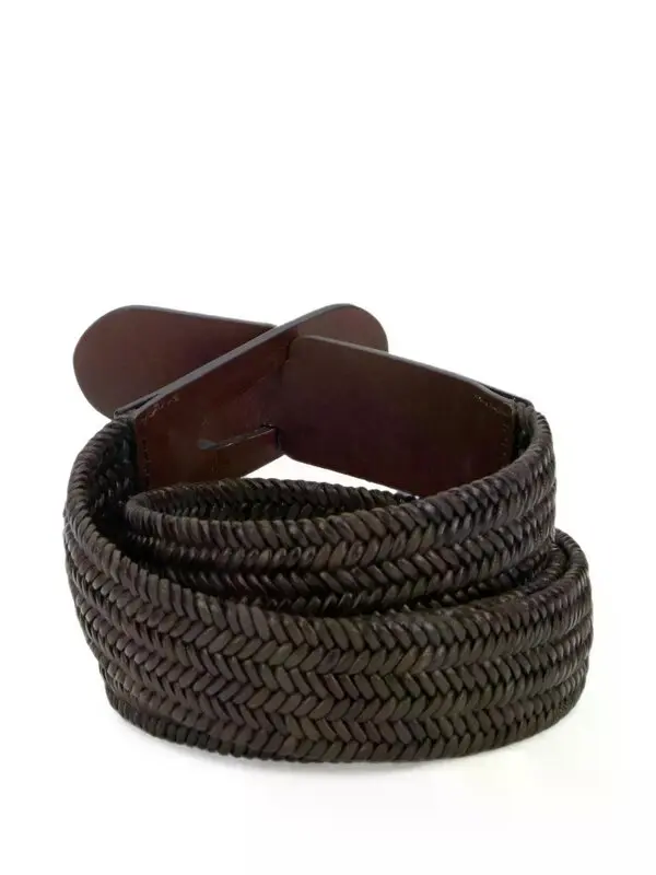 SLOWEAR Braided Leather Belt
