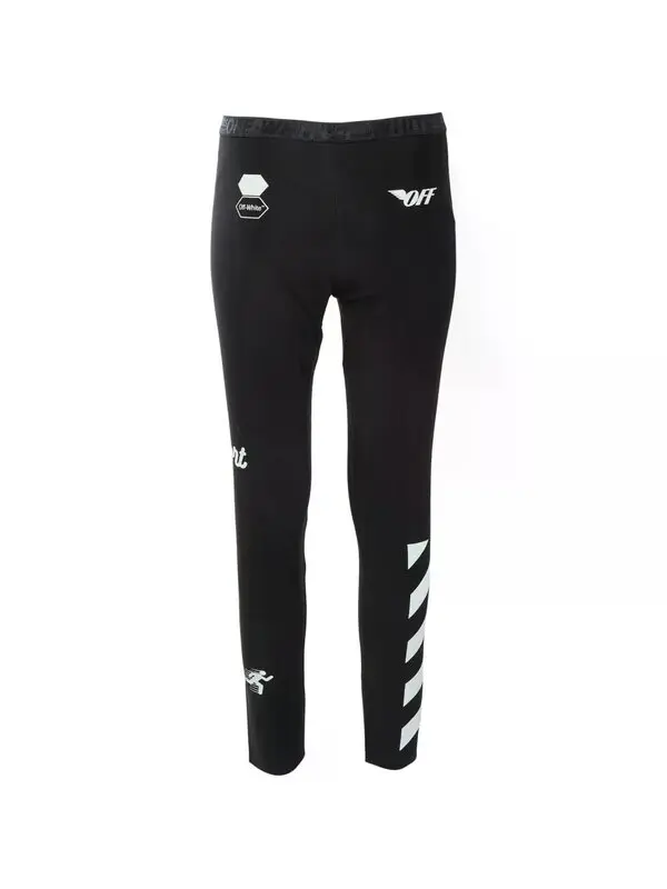 Off-White Diagonal Logo-print Leggings
